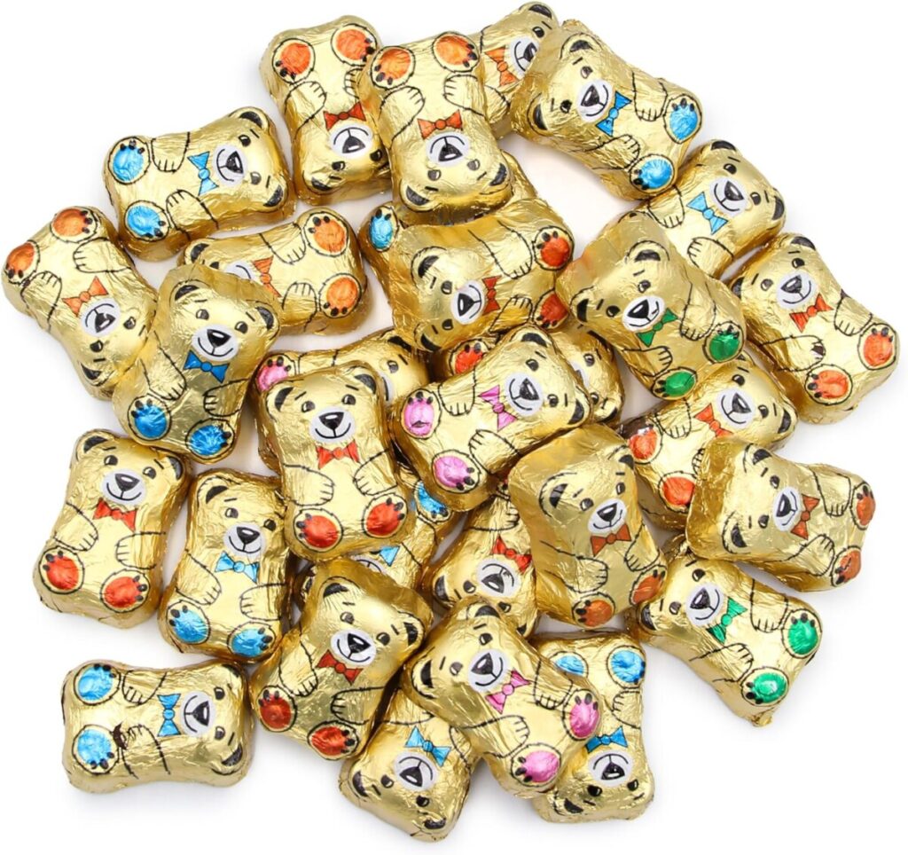 Golden Bears Crème filled Milk Chocolates – 250g Bag